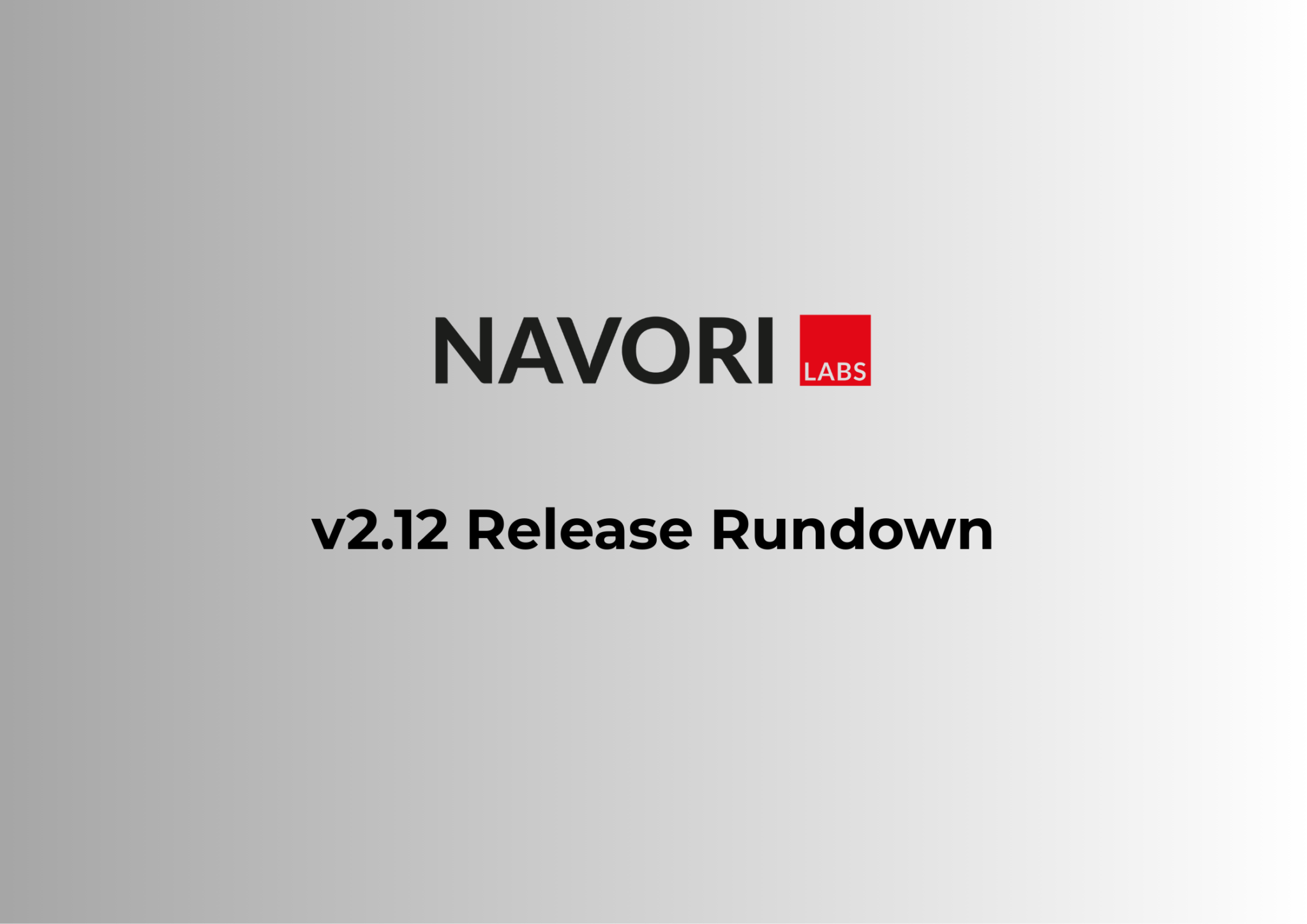 New - Navori Software v2.12 - Navori Labs